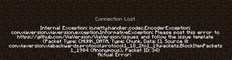 Server Wont Connect To Minecraft 1122 · Issue 3026 · Viaversionviaversion · Github