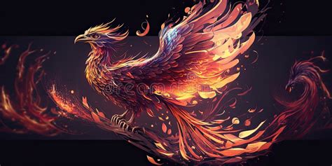 Rising From Ashes Phoenix Bird Embodies The Power Of Rebirth And Renewal Creating Using