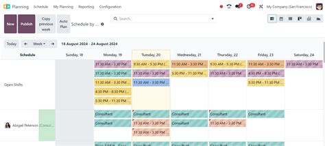 How To Manage Employee Schedules With Odoo 17 Planning App