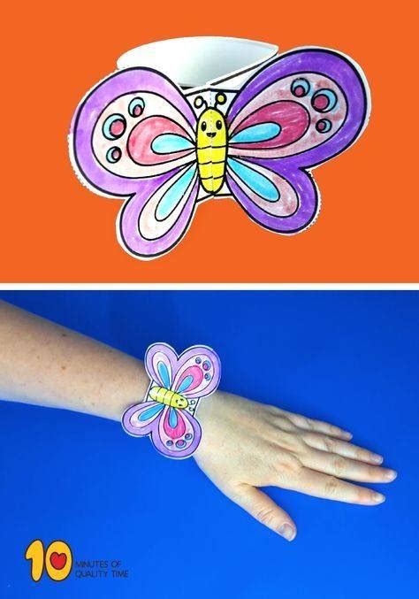 มาระบายสีออกแบบกำไลผีเสื้อห ห้องสื่อปฐมวัยไฮโซ By ครูเมย์