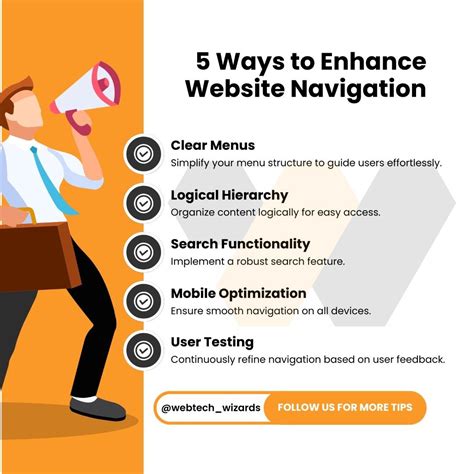 How To Improve Website Navigation With These 5 Tips Webtech Wizards