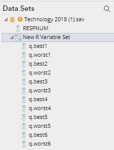 How To Use Qualtrics MaxDiff Data In Displayr Displayr Help