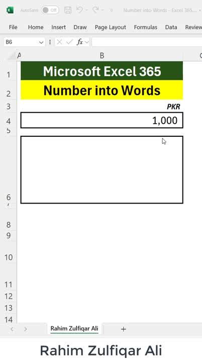 Excel Convert Numbers Into Words Ahmed Tawfik Group Cfo