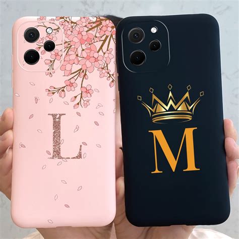 Huawei Nova Y Eve Lx Casing Soft Silicone Luxury Crown Letter Phone Case For Huawei Novay Y