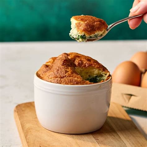 Air Fryer Cheese And Spinach Soufflé Enriched