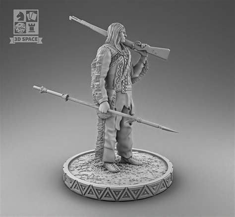 Hunter 3d Model 3d Printable Cgtrader