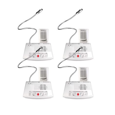 Buy Case Of 4 Retekess Tw101 Intercom Speaker With Volume Control Bank Intercom Support Dual