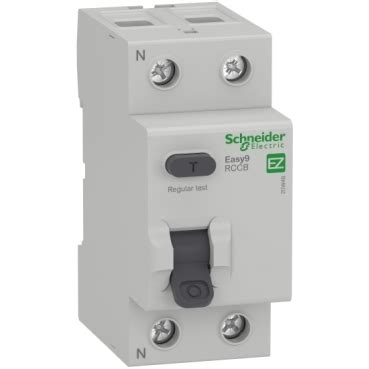 EZ9R33263 - Easy9 Residual Current Circuit Breaker - 2P - 63 A - 30 mA ...