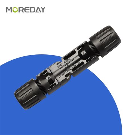 Moreday High Quality Oem Solar Panel Connector Ip67 Waterproof Pv Wire Cable Connector 2 Pin
