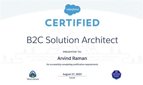Arvind Raman On Linkedin Salesforcecertified B2csolutionarchitect Salesforce Multicloud