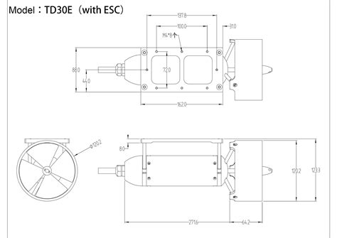 TD30E 全金属水下推进器 钻石动力 让世界充满动力 电机水下推进器马达电调无人机动力舵机专业厂家