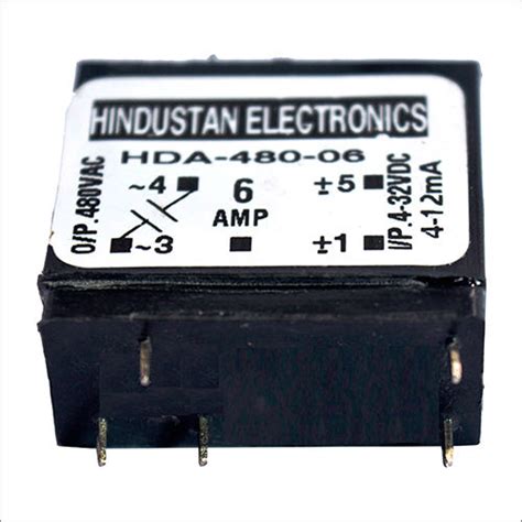 Black Hda 480 06 480 Vac Pcb Mounting Relay At Best Price In Pune Hindustan Electronics
