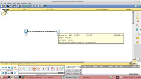 membangun jaringan peer to peer cisco packet tracer