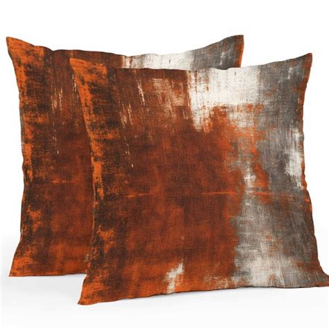 Abstract Art Outdoor Waterproof Throw Pillow Covers Set Of 2 20x12