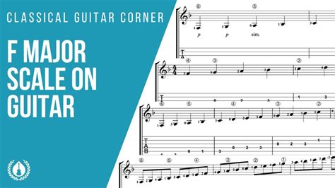 F Major Scale Guitar F Major Scale Guitar For Beginners National
