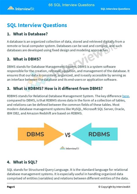 Sql Interview Questions Pdf Connect Programming