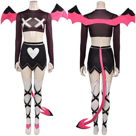Helluva Boss Verosika Kostüm Set Hazbin Hotel Verosika Mayday Cosplay