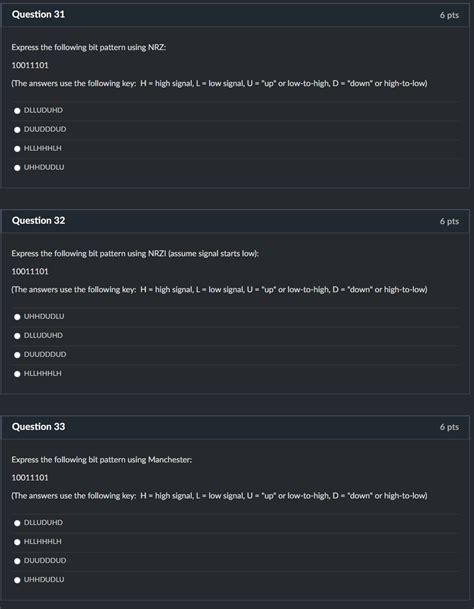 Solved Express The Following Bit Pattern Using NRZ Chegg
