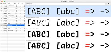 ligatures don t work · issue 20 · arrowtype recursive code config · github