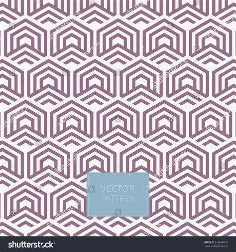 Vector Pattern Repeating Hexagon Grid Abstract Stock Vector Royalty