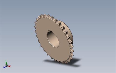 30z齿轮solidworks 2007模型图纸免费下载 懒石网