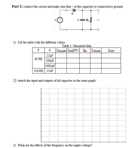 Connect The Half Wave Rectifier Circuit Shown In Chegg Com