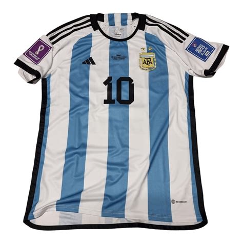 Camiseta Argentina 2022 Edición Final De Mundial Versión Fan