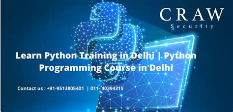 Best Online Python Training In Delhi Training Courses Training Certificate Train