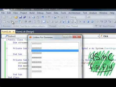 How To Make Listbox Read A Text File In Visual Basic YouTube
