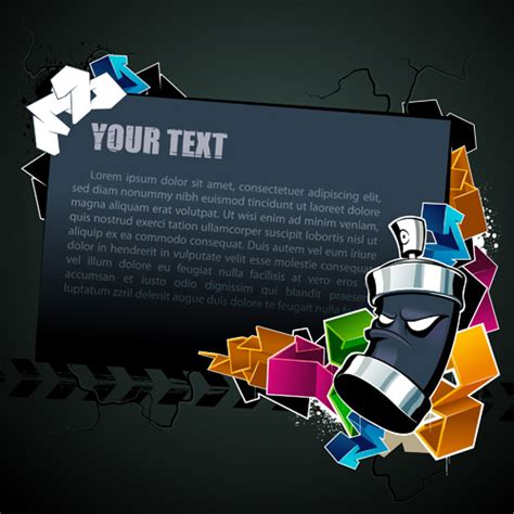 Vetor Gratuito Cool Text Box Black Background Vector Material 2 Cool
