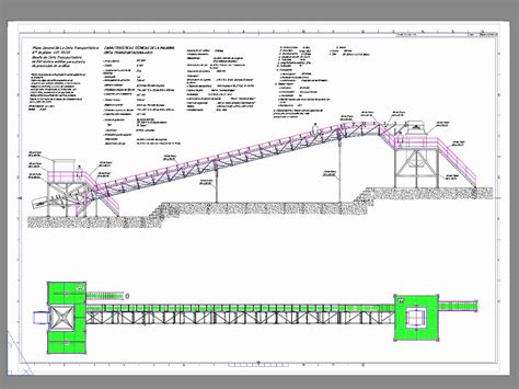 Auxiliary Structure Conveyor Belt In Autocad Cad 12 3 Mb Bibliocad
