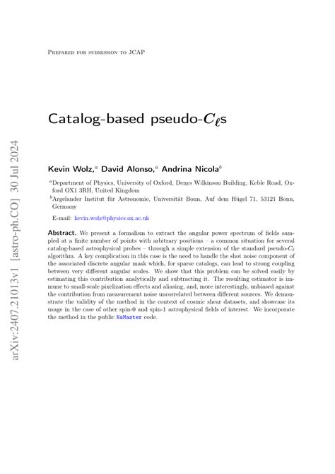 Pdf Catalog Based Pseudo Cells