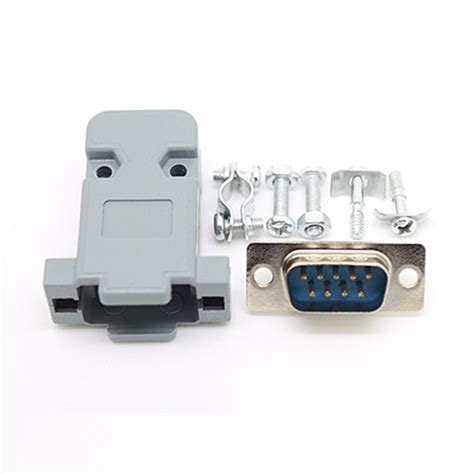 DB9 9 PIN RS232 Male Connector With Socket Majju PK