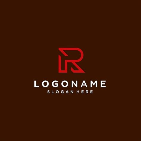 Premium Vector Simple Abstract Letter R Logo Design Vector