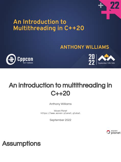 Introduction To Multithreading Cpp20 1 Pdf Parallel Computing