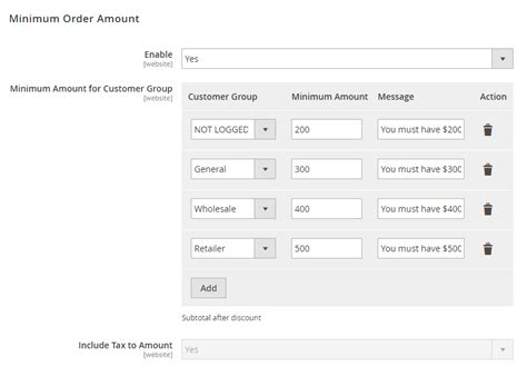 User Guide Magento 2 Minimum Order Amount For Customer Group Extension