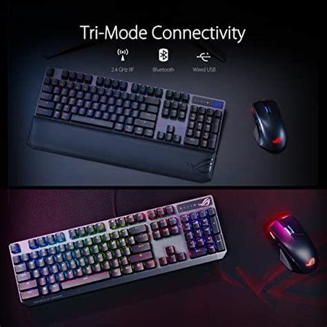 Asus Rog Strix Scope Nx Wireless Deluxe Gaming Keyboard Tri Mode Connectivity Ghz Rf