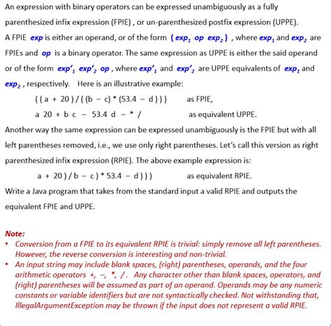 An Expression With Binary Operators Can Be Expressed