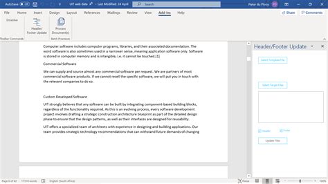 bulk replace your headers and footers universal information technologies solving it