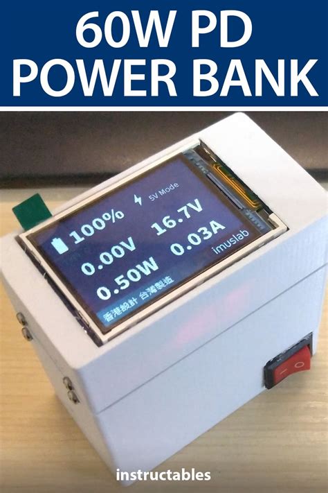 Diy 60w Pd Power Bank With Arduino