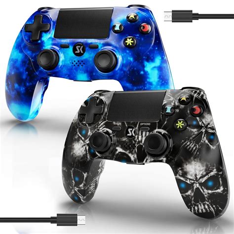 2 Pack Wireless Controller For Ps4 Controller For Sony