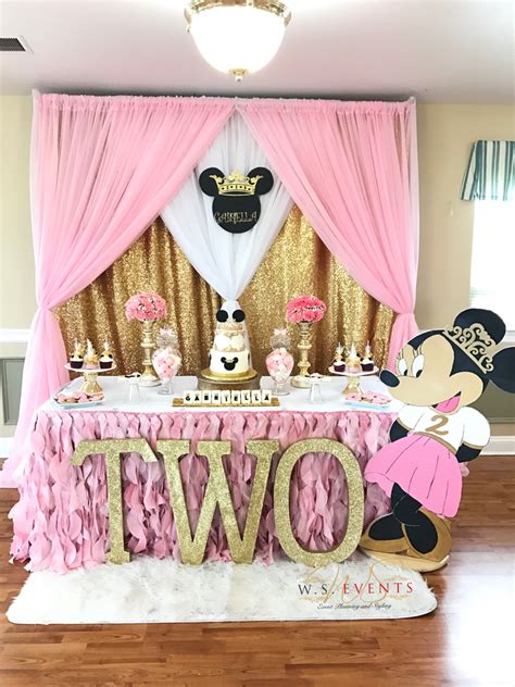 1st Birthday Minnie Mouse Party Idea 1st Birthday Ideas
