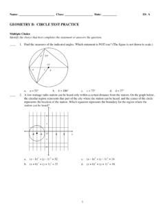 Geometry B Circle Test Practice Geometry B Circle Test Practicepdf Pdf4pro