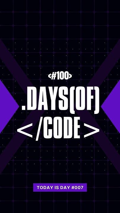 Welcome To My Day 7 Of 100daysofcode 100daysofcodexnstchallengeviralcoding