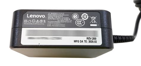 Lenovo AC Power Adapter ADLX65CLGC2A USB-C 100-240V 1.7A 65W 5A10K78736 ...