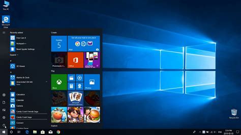 Starting Command Prompt In Windows 10 Youtube