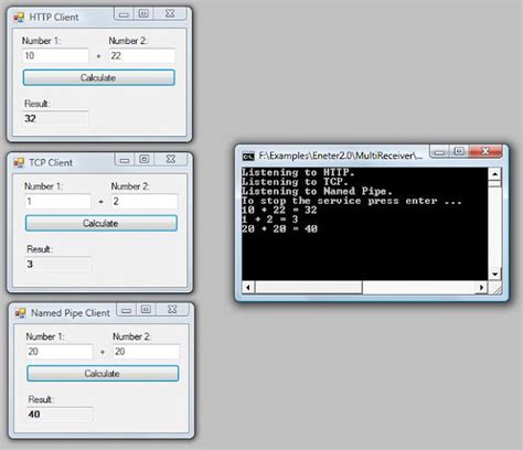 Service Listening To Tcp And Named Pipe At The Same Time Codeproject