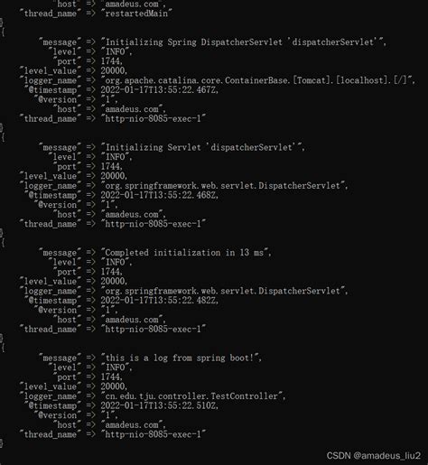 springboot 通过logstash统一收集日志 spring boot amadeus liu2 华为开发者空间
