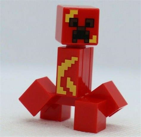 Exploding Creeper 21177 Red Minecraft Lego Minifigure Mini Figure