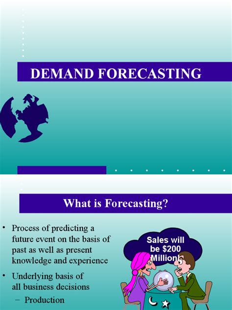 Demand Forecasting A Guide To Quantitative Methods For Predicting Consumer Demand Pdf